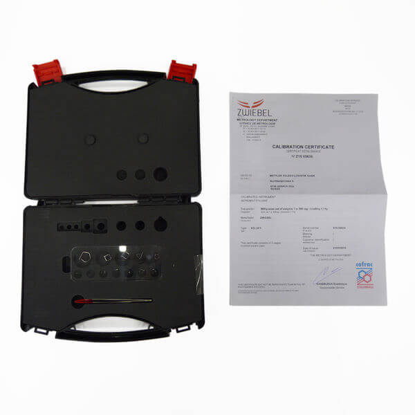 OIML Scale Calibration Weight Sets Weight Set, 500mg-1mg, OIML F1, CERT ...